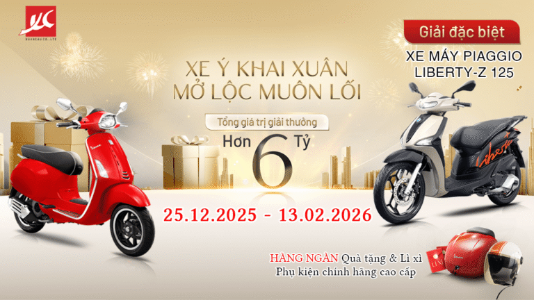 Vespa 2025 - Bảng Giá Xe Máy Vespa 2025 & CTKM Mới Nhất